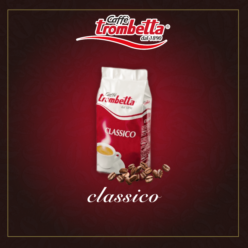 Caffè Trombetta Classico Tostato in Grani – 6 confezioni da 1kg - Caffè ...